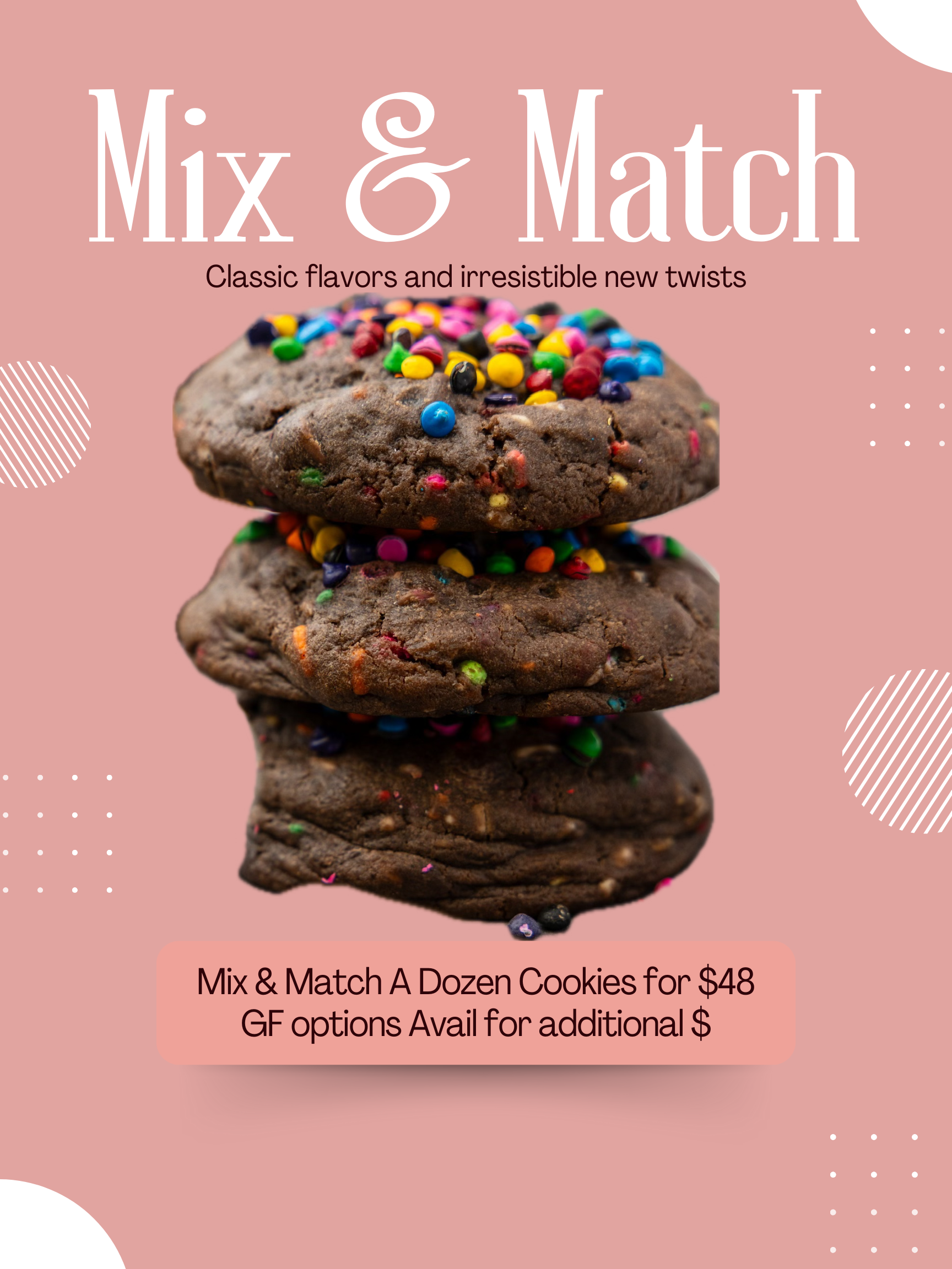 MIx & Match a Dozen Cookies! $48 | Grumpy Monkey Cookie CO.